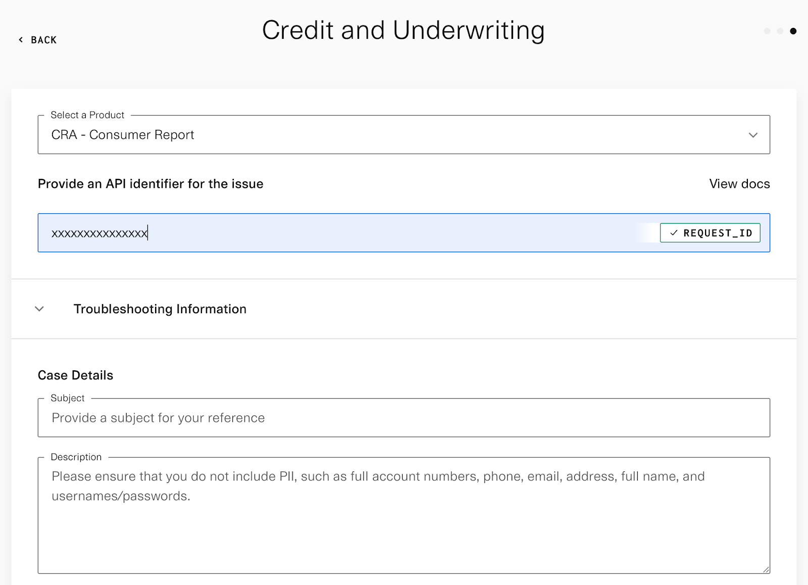 How to file a CRA Support Ticket – Plaid Customer Help Center